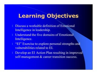Emotional Intelligence Workshop | PDF