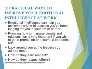 Increase Your Emotional intelligence-Basics for Beginners | PPTX