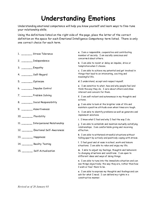 Emotional intelligence for teens