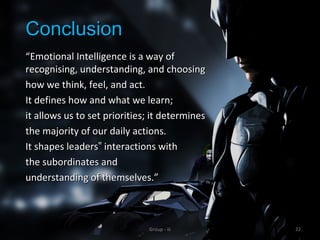 Brief On Emotional Intelligence | PPT