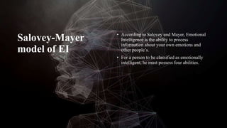 Emotional intelligence: Salovey-Mayer model | PPTX