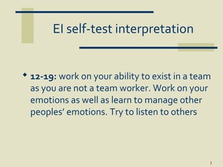 Emotional intelligence in the workplace | PPT