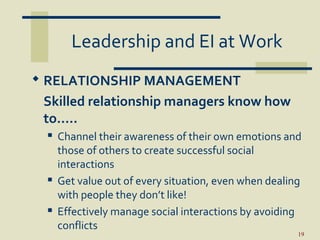Emotional intelligence in the workplace | PPT