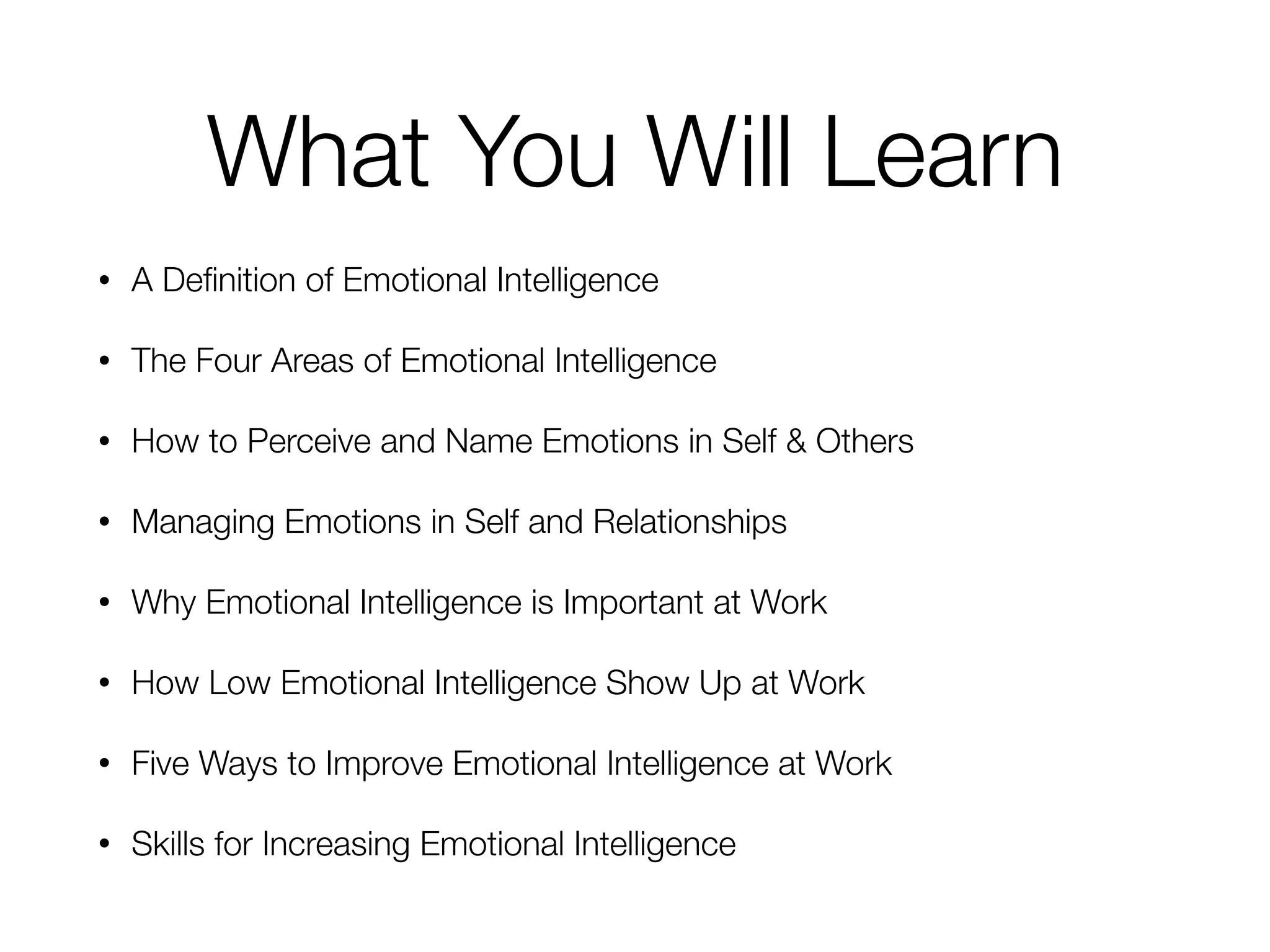 Emotional intelligence in the workplace | PDF