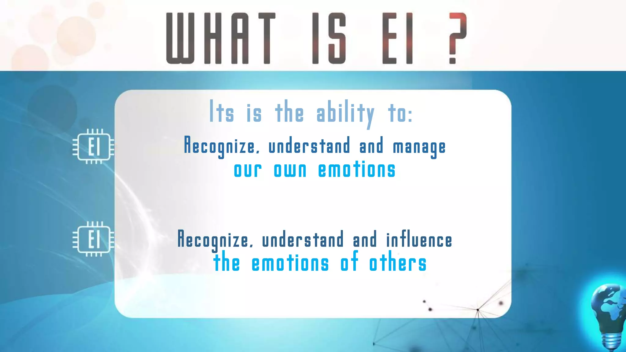 Emotional intelligence introduction | PPT