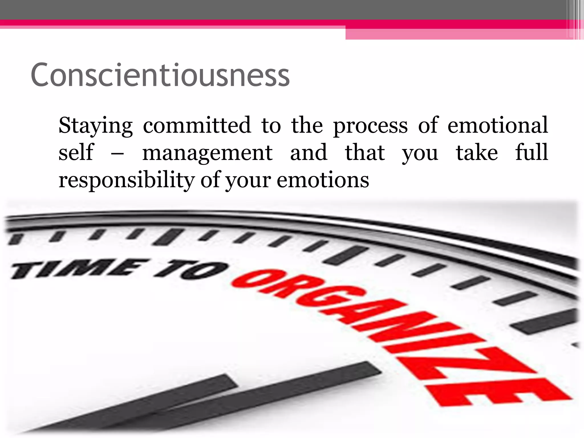 Emotional intelligence n self management | PPT