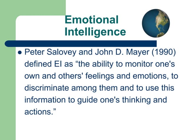 Emotional intelligence & relationship management | PPTX | Parenting ...