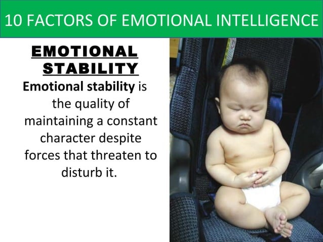 Emotional intelligence scale | PPT | Family and Relationships