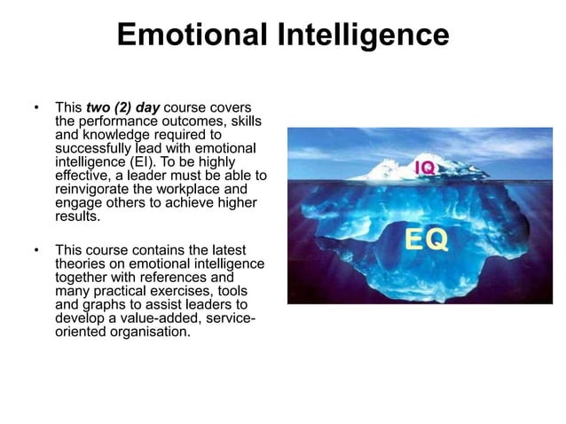 Advanced Emotional Intelligence Training Program | PPT