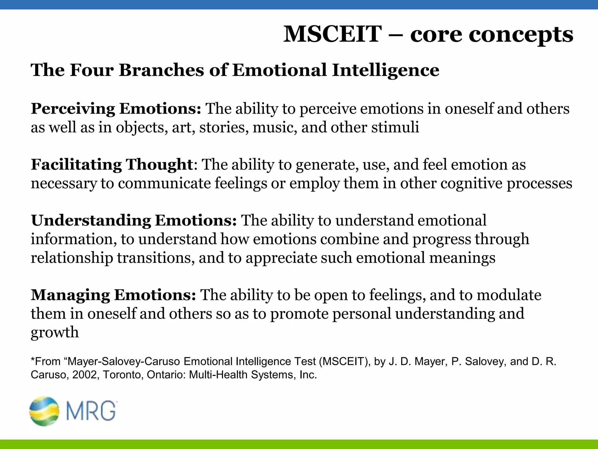 The Relevance of Emotional Intelligence: Finding the Motivation Behind ...