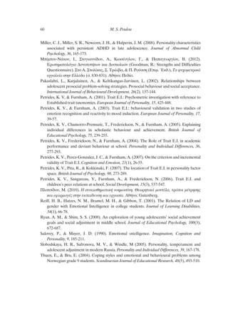 Emotionality and social behaviour | PDF