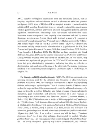 Emotionality and social behaviour | PDF