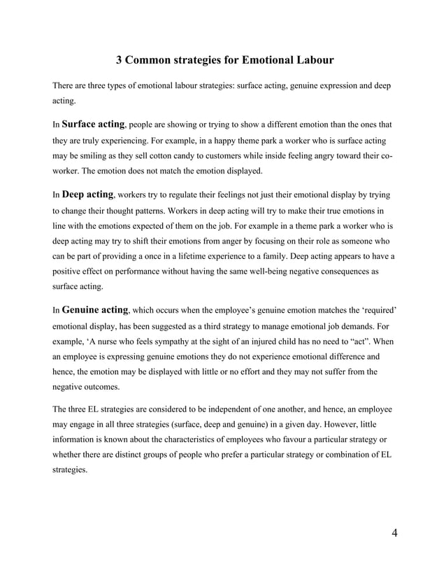 Emotional labour | PDF | Careers