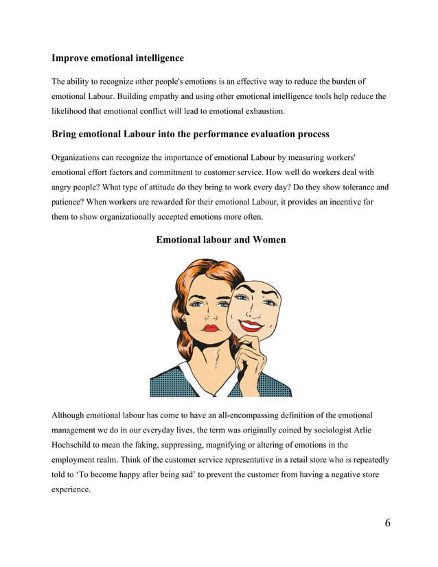 Emotional labour | PDF | Careers