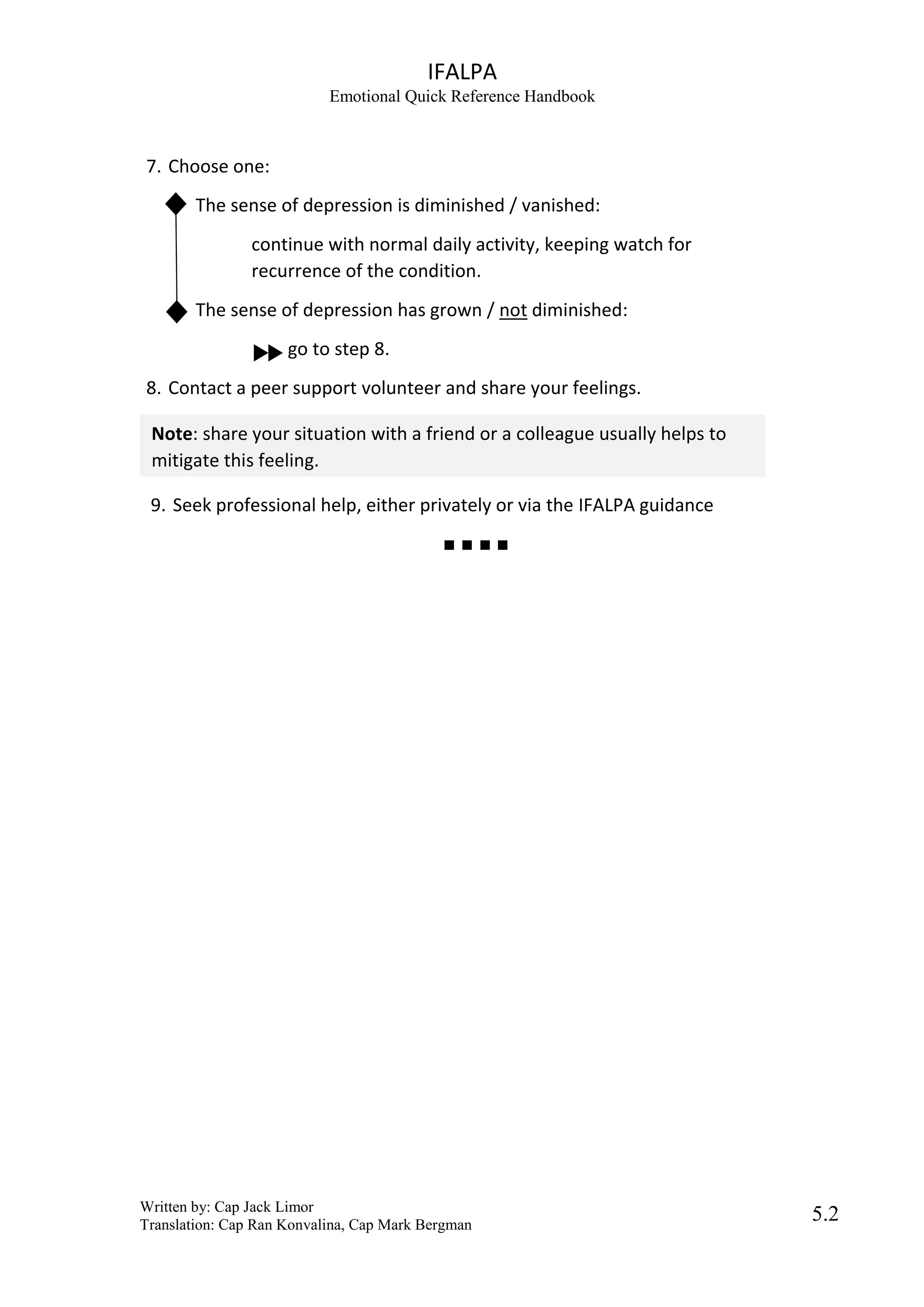 Emotional QRH for pilots | PDF