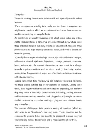 Emotional QRH for pilots | PDF | Free Download