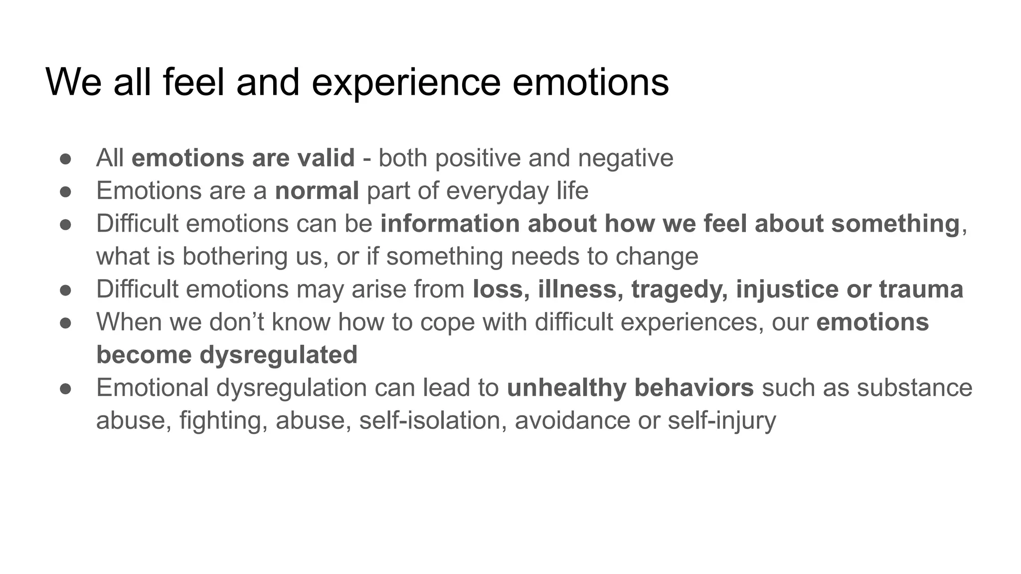 Emotional Regulation the ability to manage and respond | PPT