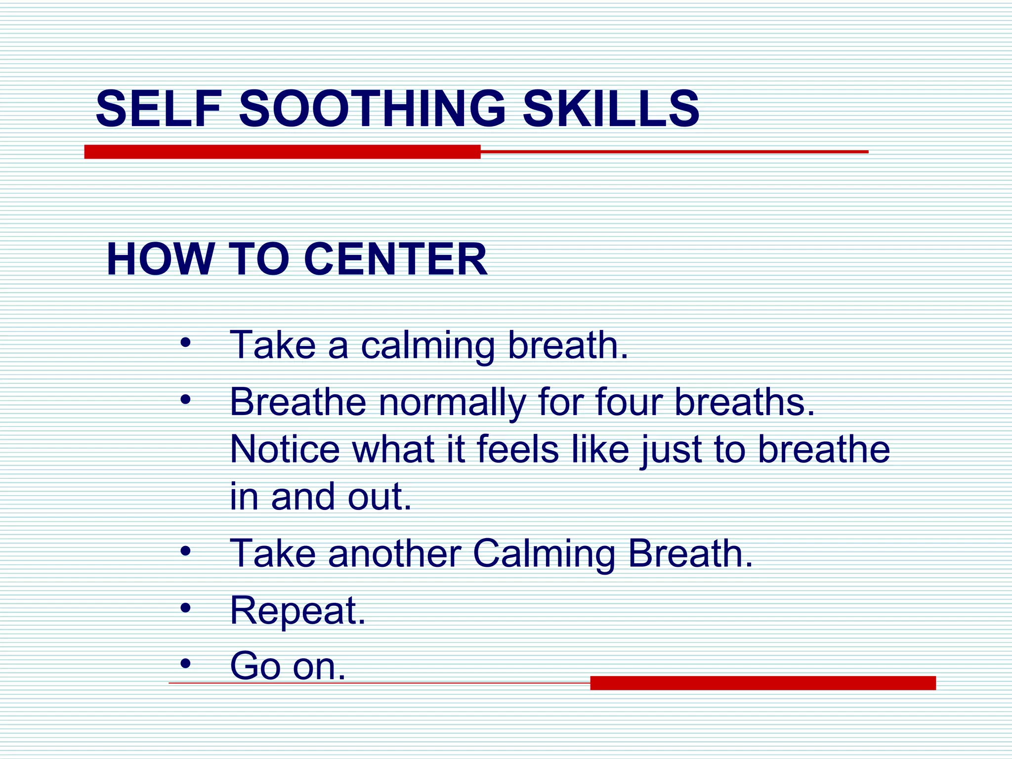 Emotional Regulation Lecture | PPT