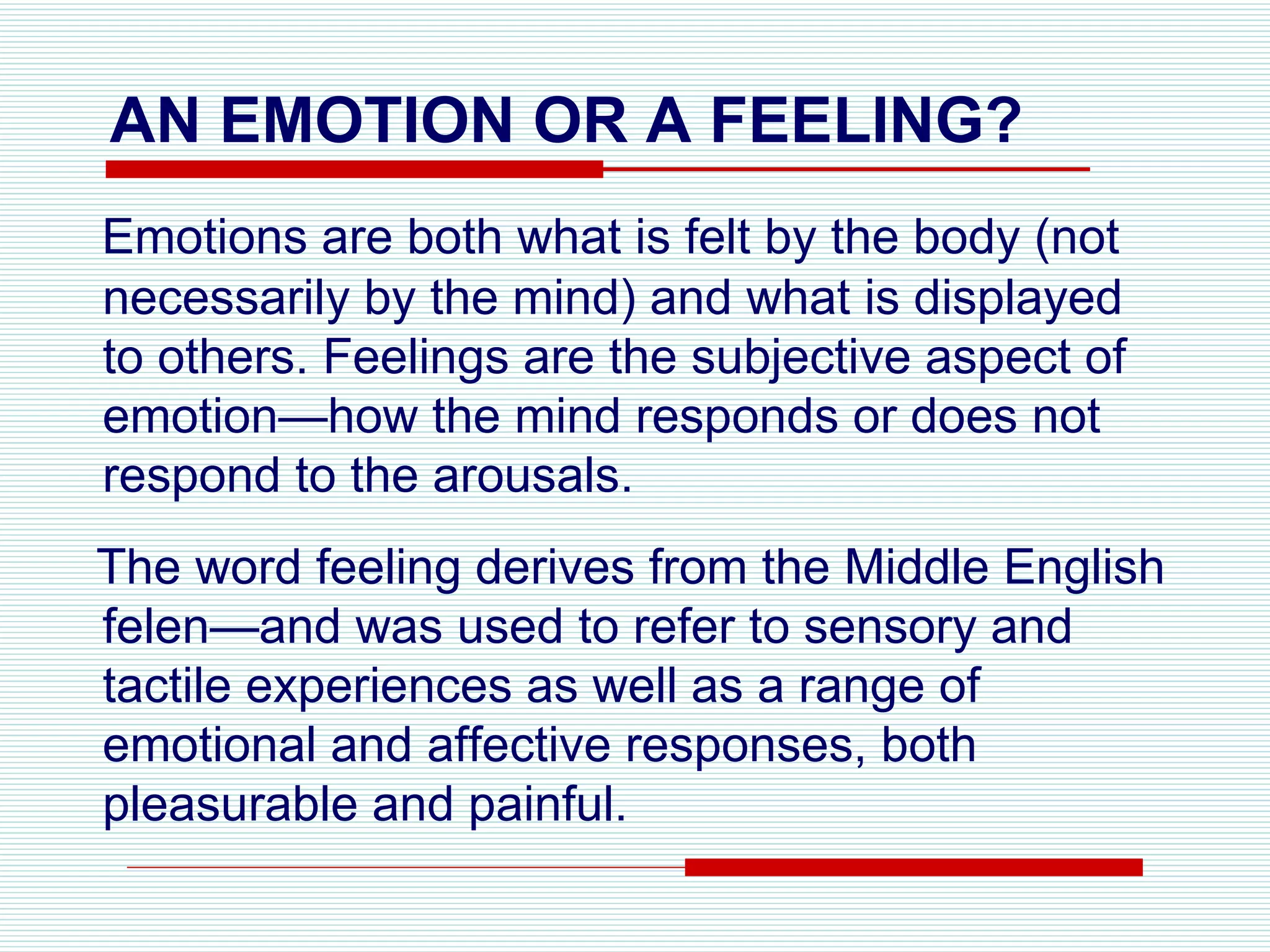 Emotional Regulation Lecture | PPT