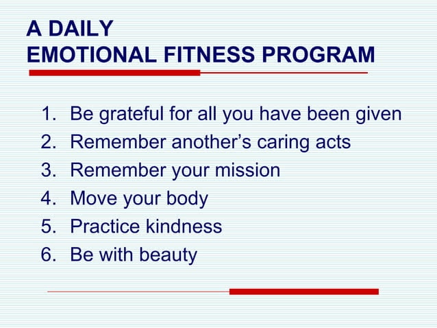 Emotional Regulation Lecture | PPT