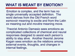 Emotional Regulation Lecture | PPT