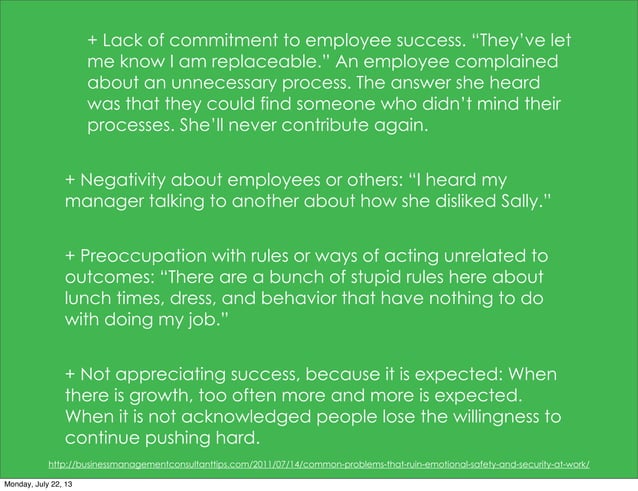 Emotional Safety in the Workplace | PDF