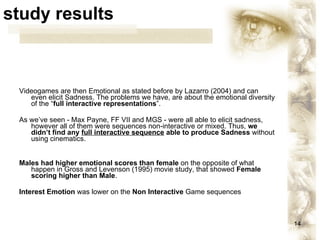 The Emotional Spectrum Developed by Virtual Storytelling | PPT
