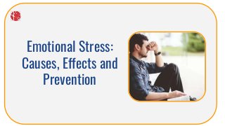 Emotional Stress - Talk to Online Therapist | PPT