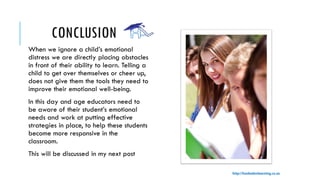 8 reasons why a child's emotional wellbeing matters | PDF