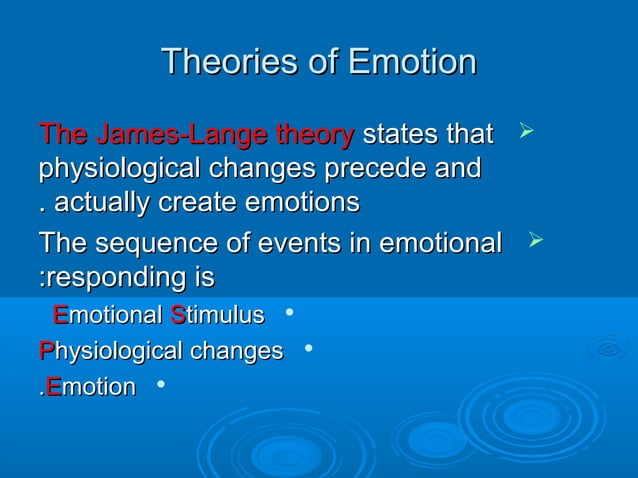 Emotion and motivation | PPT