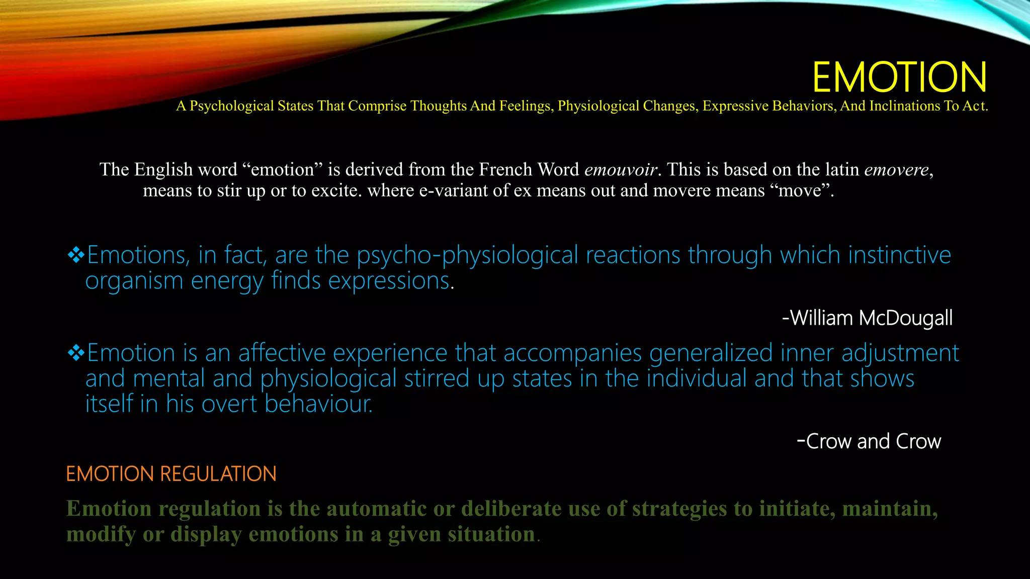 Emotion and sports performance | PPTX