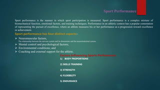 Emotion and sports performance | PPTX