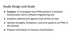 Emotion Classification In Software Engineering Texts: A Comparative ...