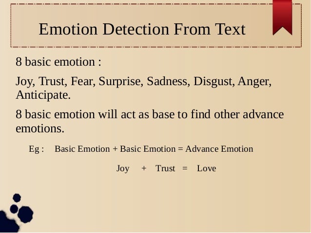 Emotion Detection From Text Using Data Mining And Text Mining