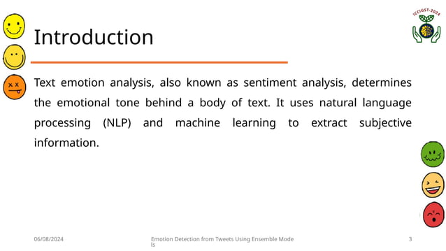 Emotion Detection from Tweets Using Ensemble Models (1).pptx