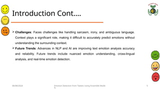 Emotion Detection from Tweets Using Ensemble Models (1).pptx