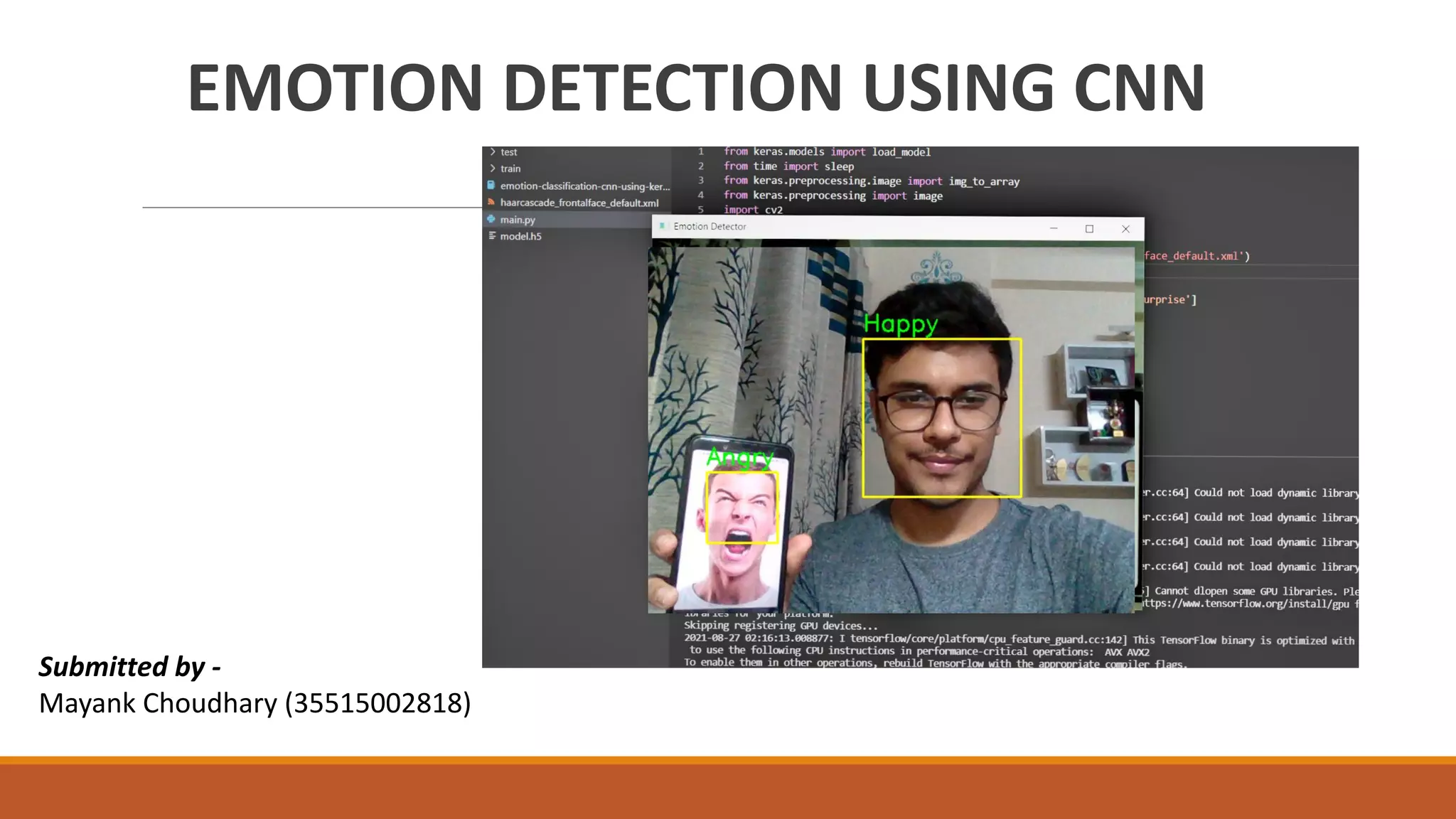 Emotion detection using cnn.pptx