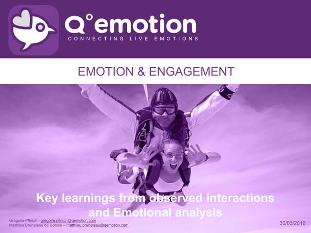 Emotion & Engagement | PPT