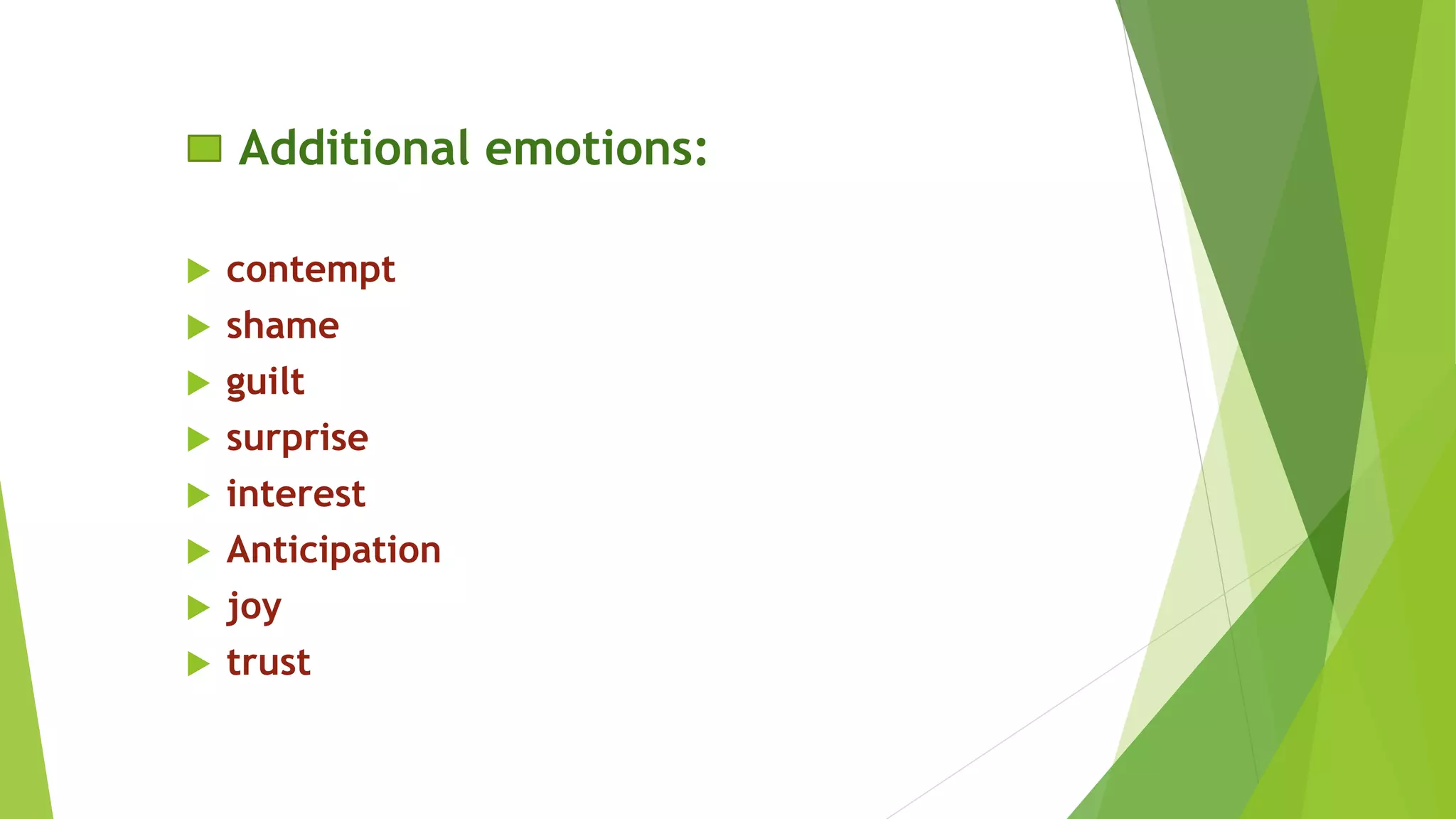 Emotion in psychology 1 | PPTX