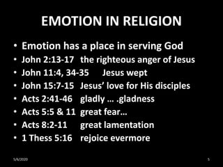 Emotion In Religion | PPT
