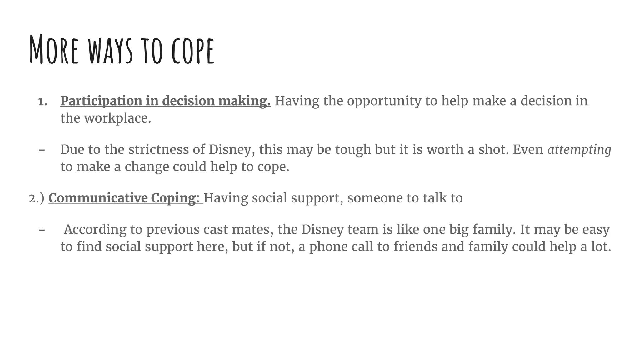 Emotion in the Workplace: Disney | PPTX