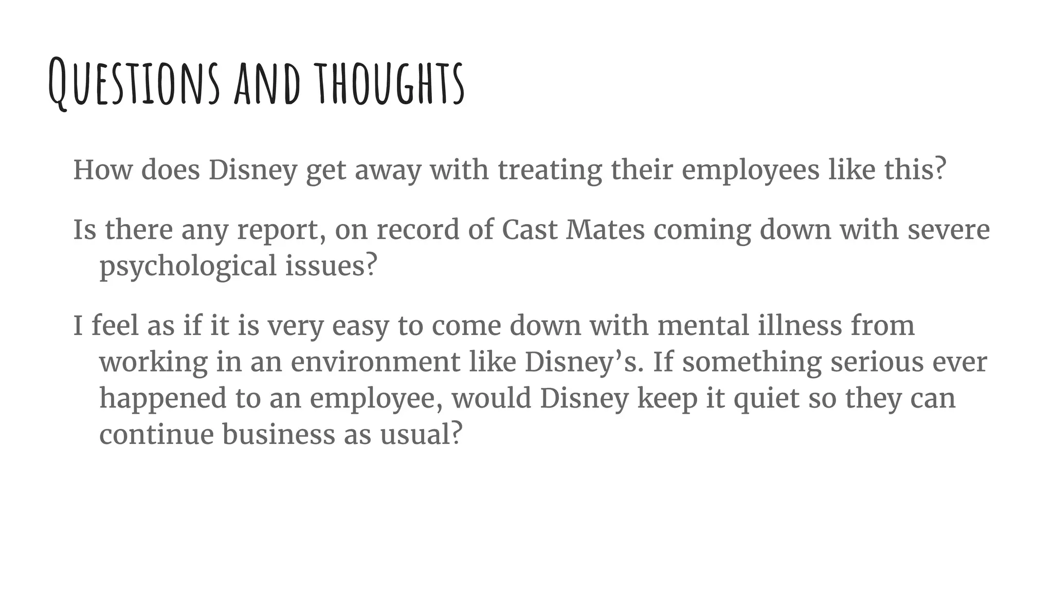Emotion in the Workplace: Disney | PPTX