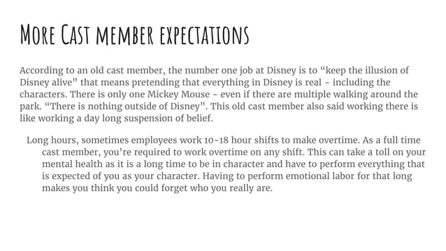 Emotion in the Workplace: Disney | PPTX