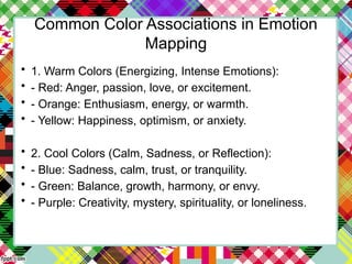 Emotional Mapping with colours for nurse | PPTX