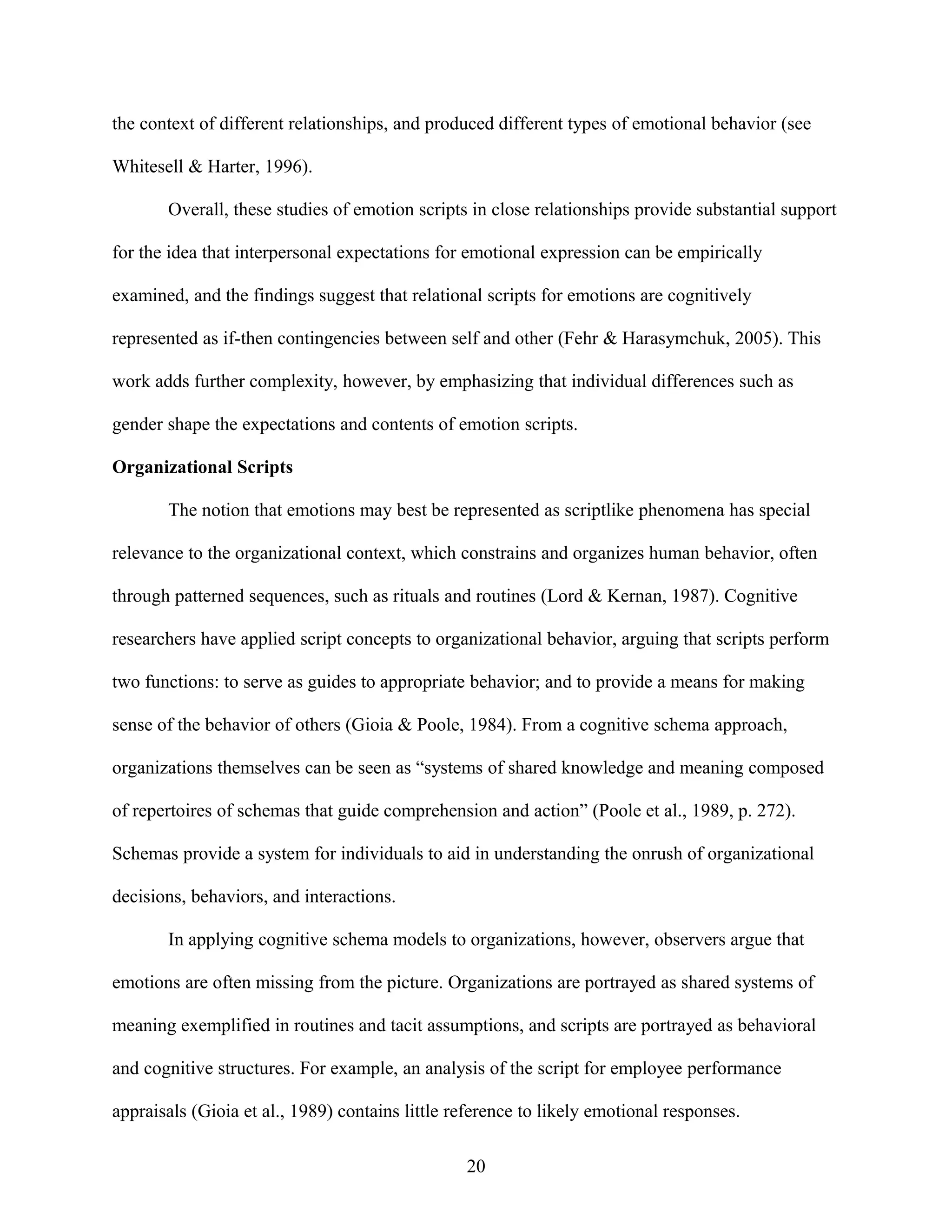 Emotion regulation and scripts5 | DOC
