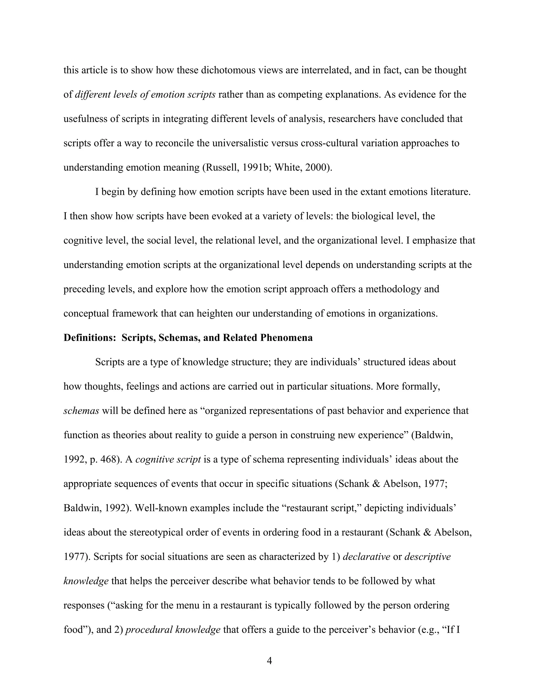 Emotion regulation and scripts5 | DOC