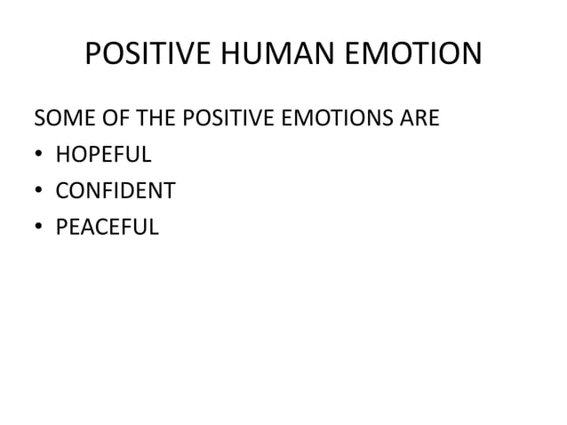 Emotions | PPTX | Mental Health | Diseases and Conditions