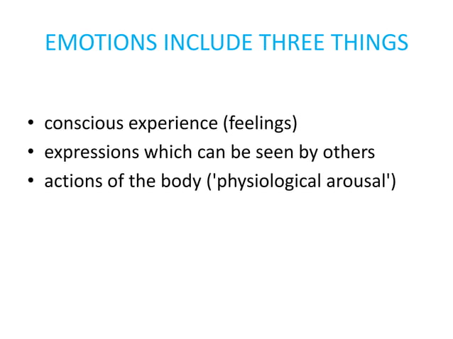 Emotions | PPTX | Mental Health | Diseases and Conditions