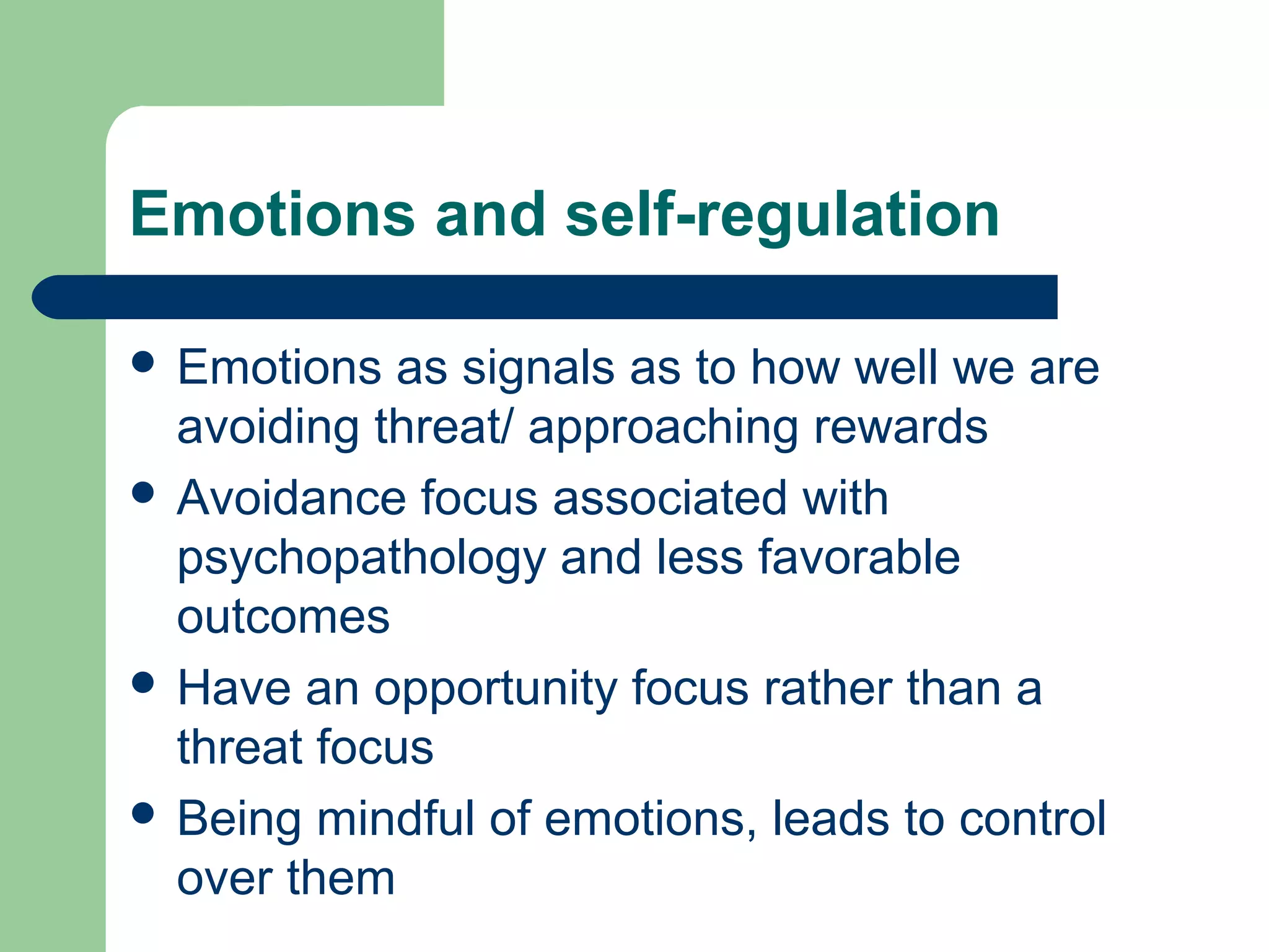 Towards a science of emotions | PPT