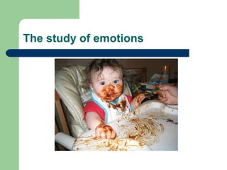Towards a science of emotions | PPT